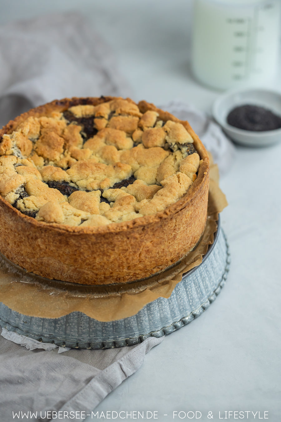 Mohnkuchen mit Streuseln wie vom Bäcker - ÜberSee-Mädchen